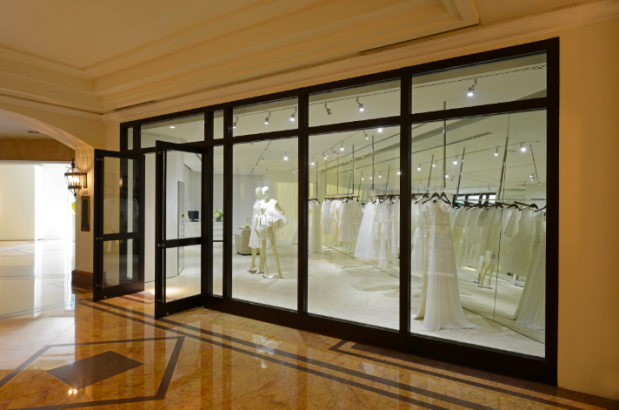 Club 21 White: luxury designer clothes pop up store in Singapore